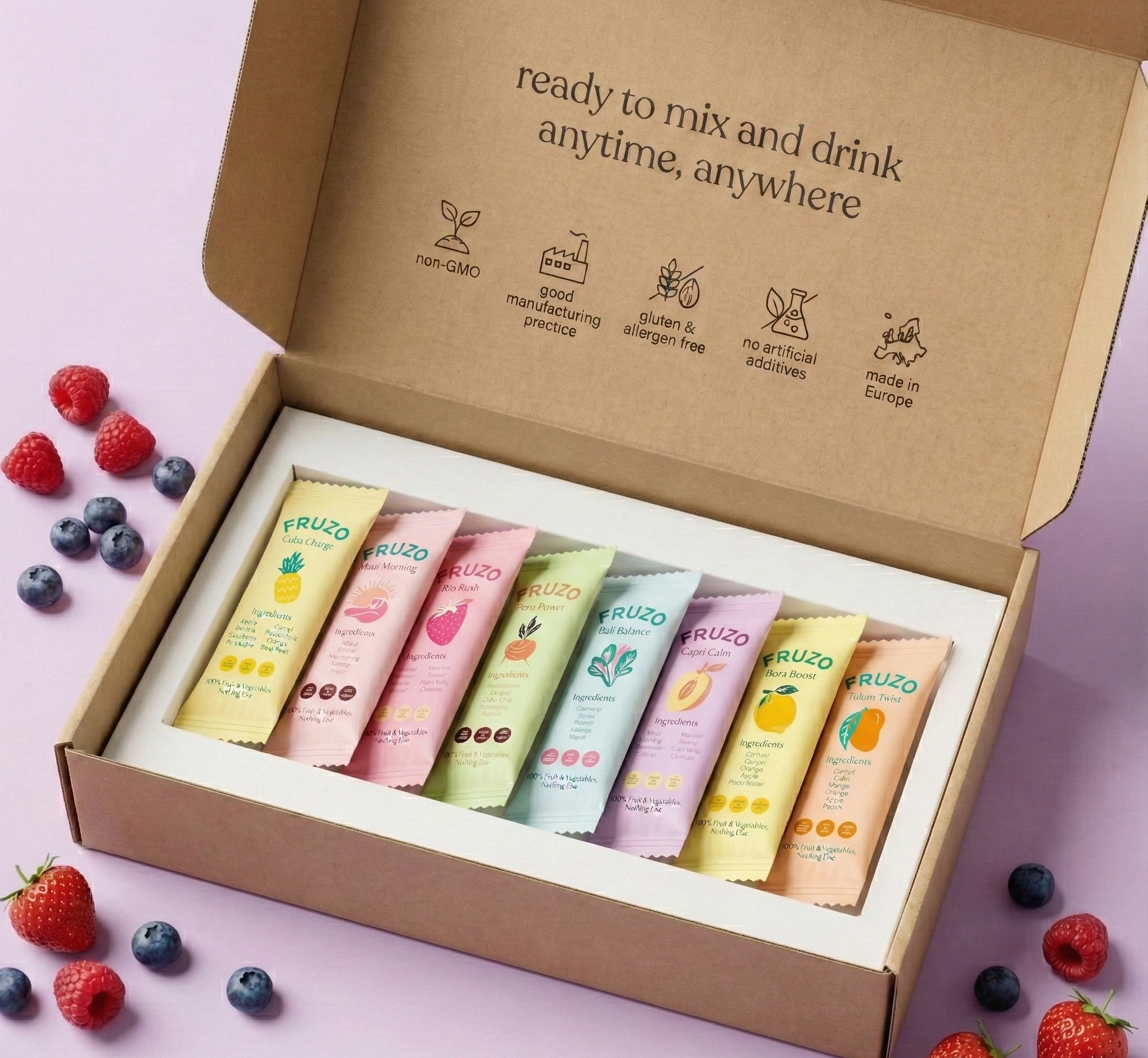 150 Grams of fruit and vegetables, within 30 seconds – Fruzo